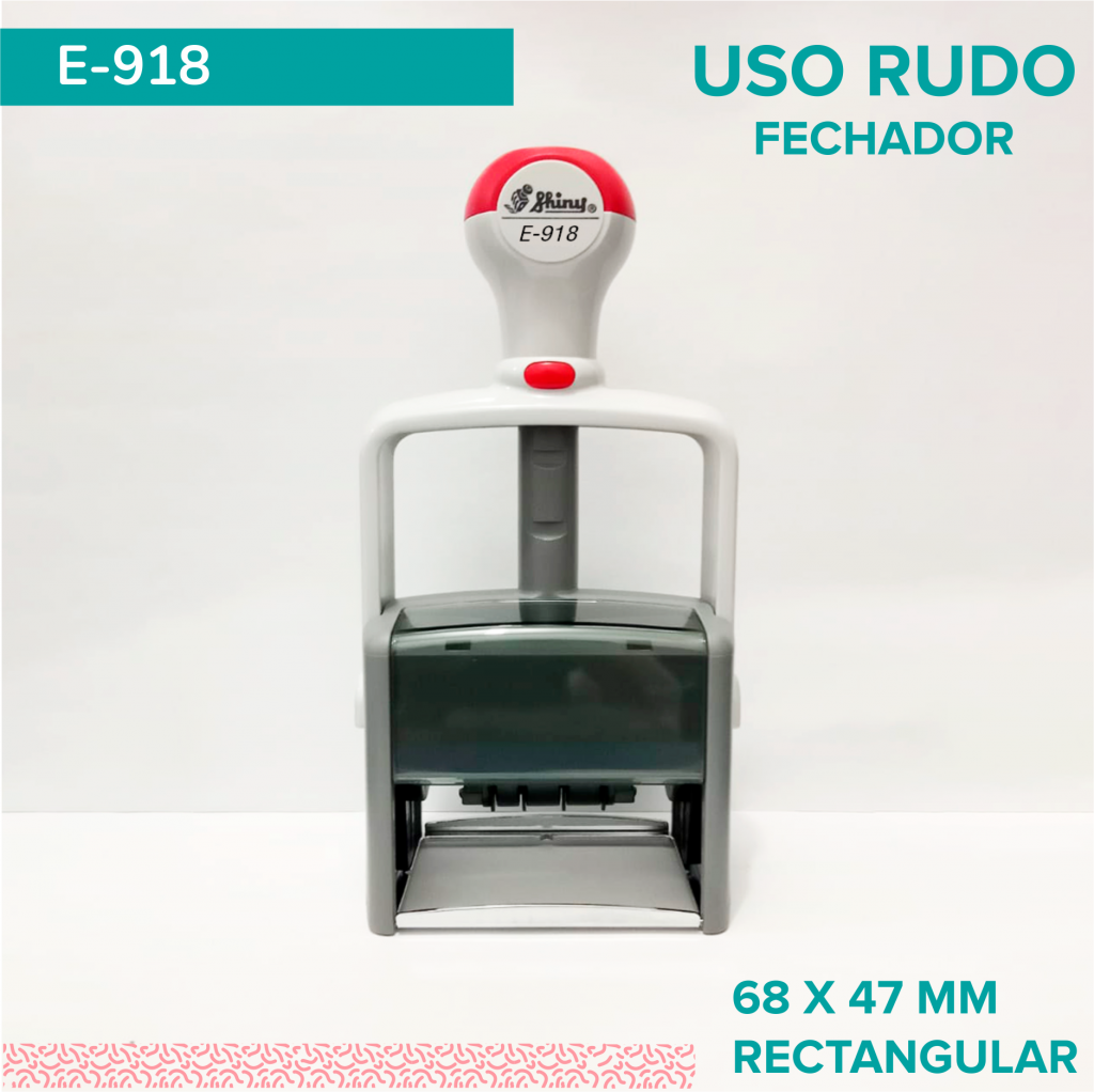E-918 (68×47 mm) | Sellos de goma en Monterrey